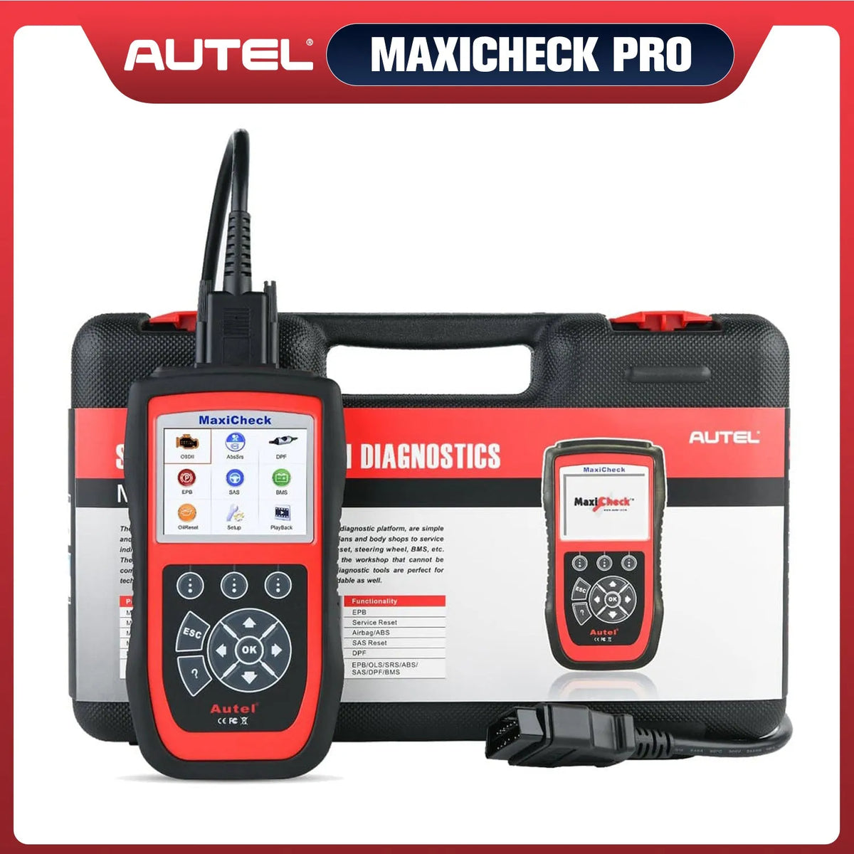 Autel Maxicheck Pro Auto Bleeding OBD2 Scanner & Code Reader — OBDPRICE-AU