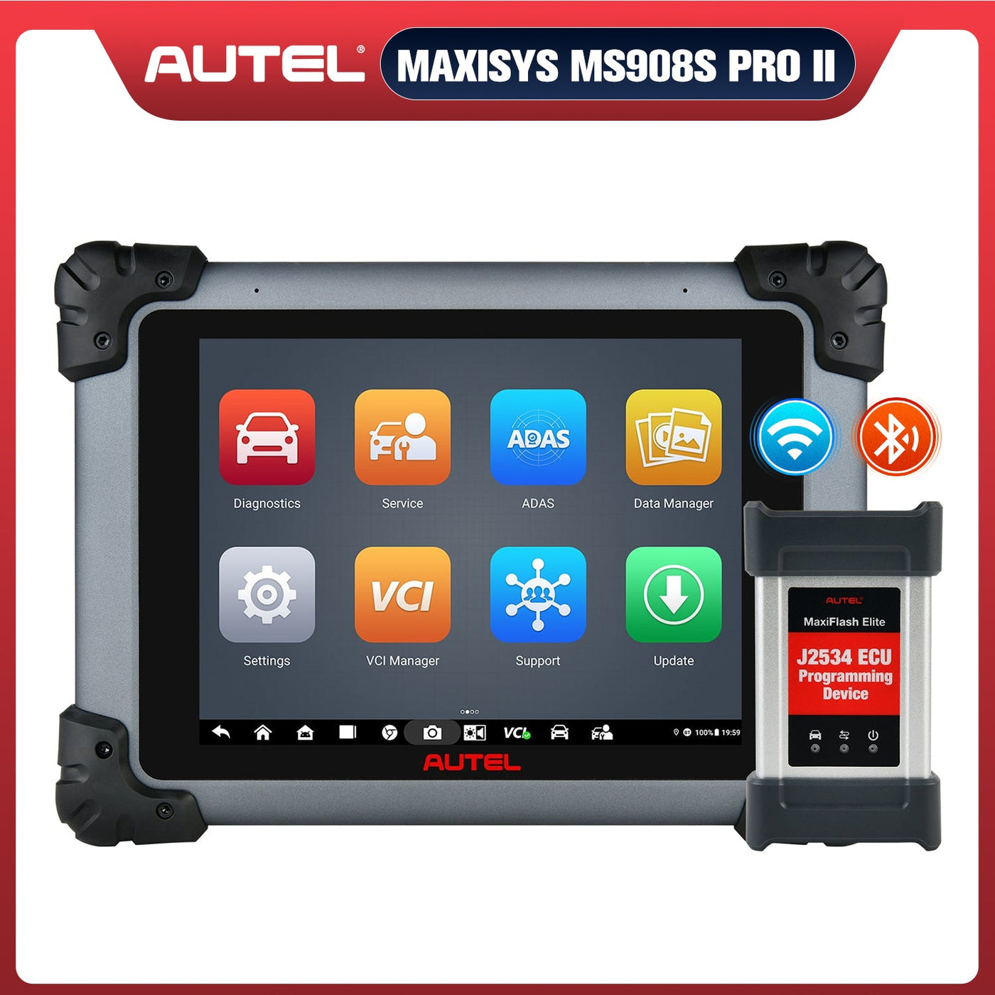 Autel MaxiSys MS908S Pro II Diagnostic Scan Tool, 2025 Newest Scanner ...